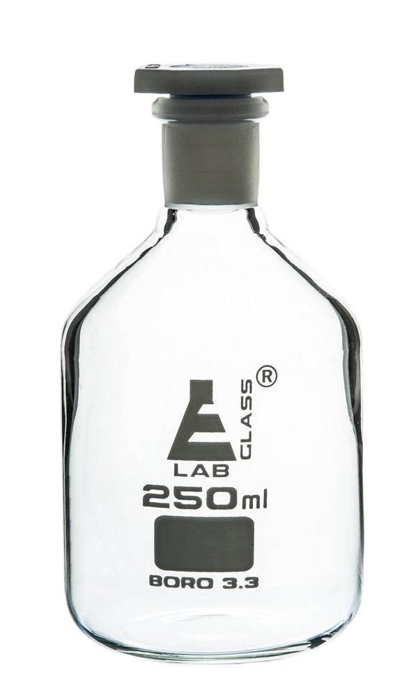 Eisco Labglass CH0160D Reagent Bottle, 250 ml, Narrow Mouth, with Acid ...