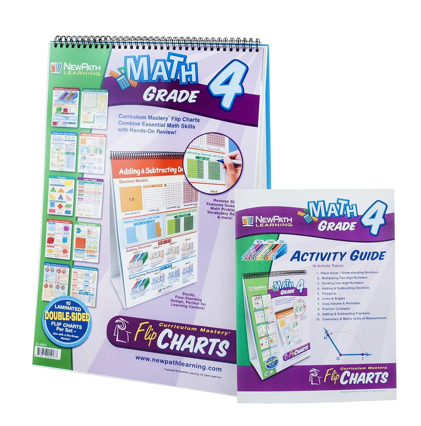 Eisco Grade 4 Maths Educational Flip Charts – labzio